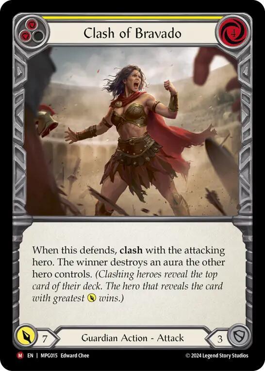 Clash of Bravado - Mastery Pack Guardian - Flesh and Blood TCG ...
