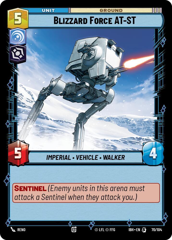Blizzard Force AT-ST - Intro Battle: Hoth - Star Wars: Unlimited ...