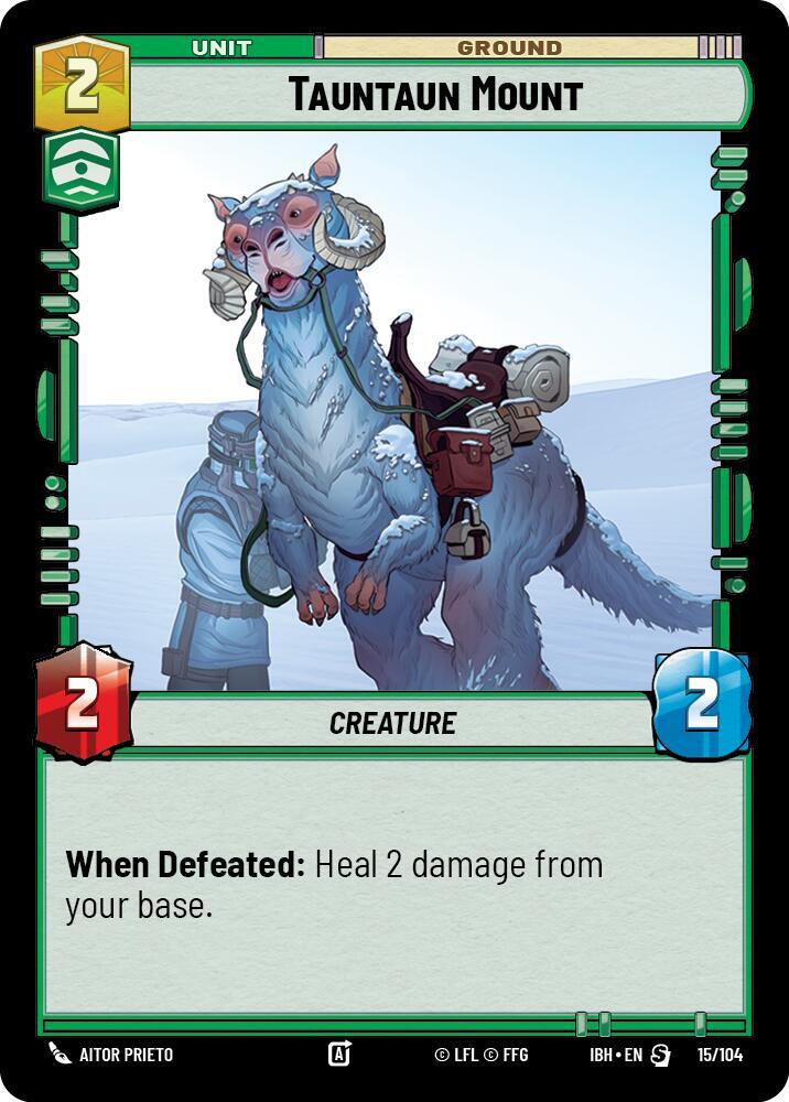 Tauntaun Mount - Intro Battle: Hoth - Star Wars: Unlimited - TCGplayer.com