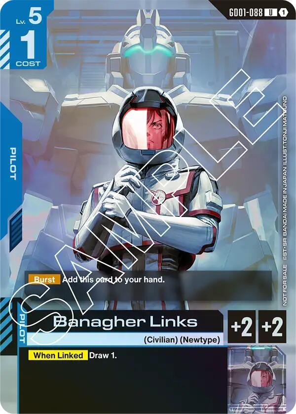 Banagher Links (Launch Event) - Gundam Promotional Cards - Gundam Card ...