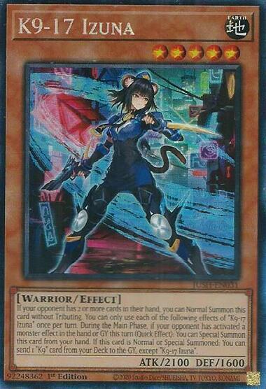 K9-17 Izuna (CR) - Justice Hunters - YuGiOh - TCGplayer.com