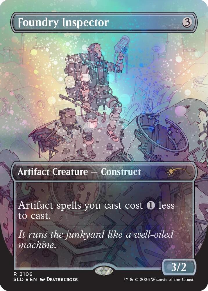 Foundry Inspector (Galaxy Foil) - Secret Lair Drop Series - Magic: The ...