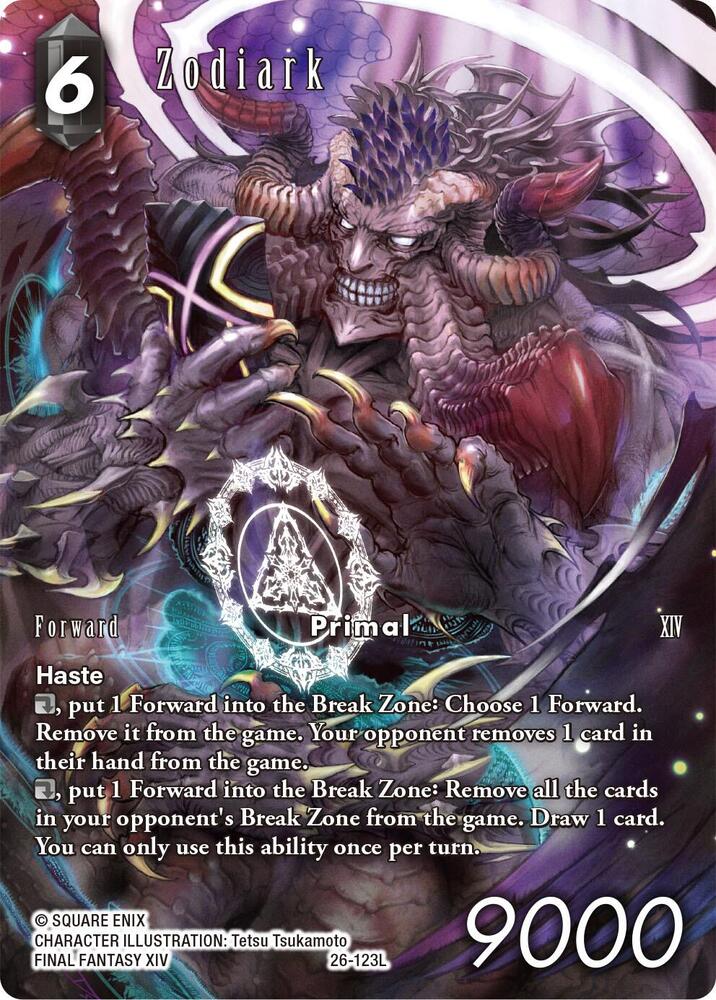 Zodiark (Full Art) - Gunslinger in the Abyss - Final Fantasy TCG ...