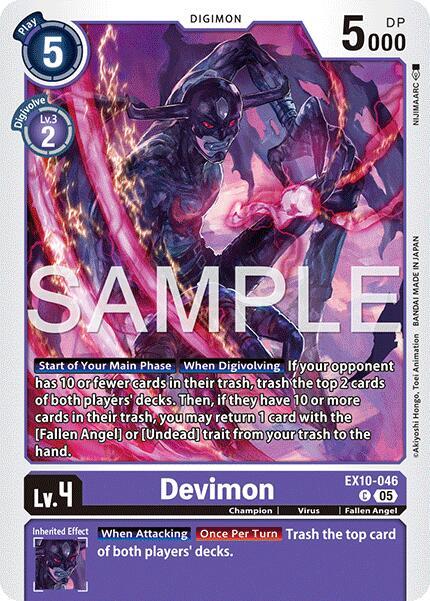 Devimon - Sinister Order - Digimon Card Game - TCGplayer.com