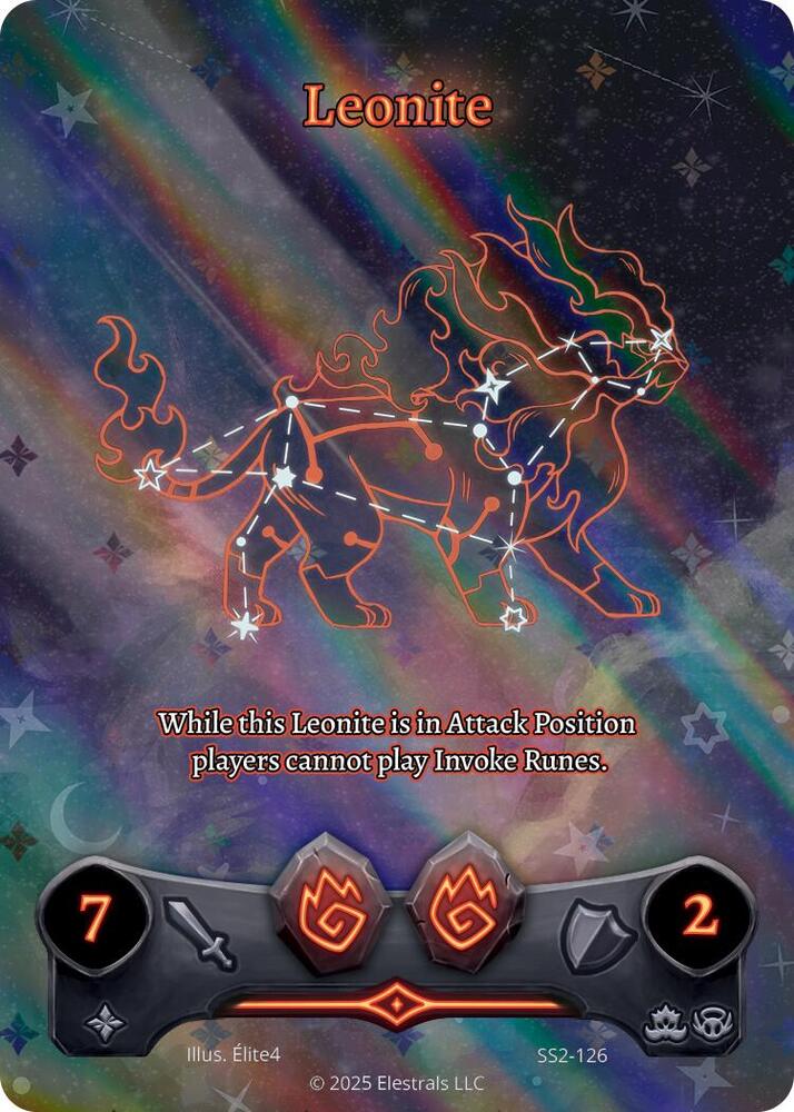 Leonite (Full Art) - Shattered Stars Chapter 2 [SS2] - Elestrals ...