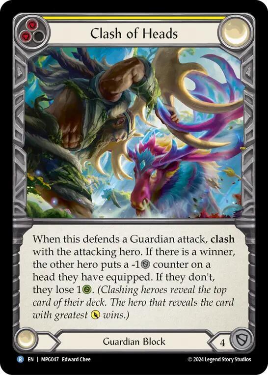 Clash of Heads - Mastery Pack Guardian - Flesh and Blood TCG ...