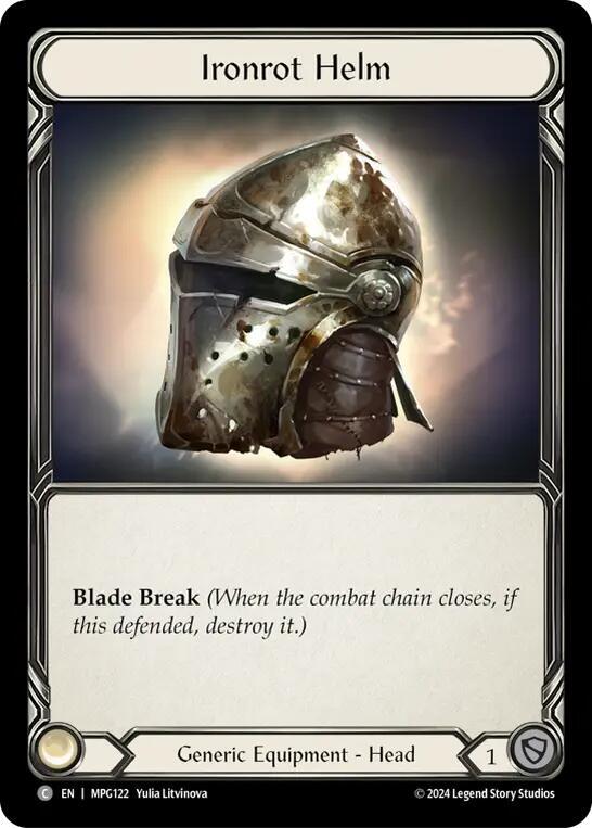 Ironrot Helm - Mastery Pack Guardian - Flesh and Blood TCG - TCGplayer.com