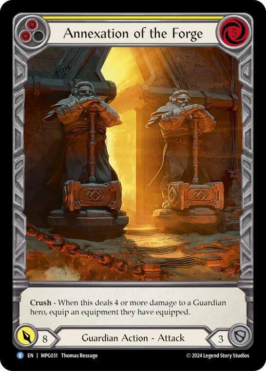 Annexation of the Forge (Extended Art) - Mastery Pack Guardian - Flesh ...