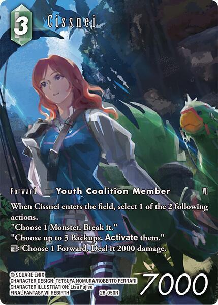 Cissnei (Full Art) - Gunslinger in the Abyss - Final Fantasy TCG ...
