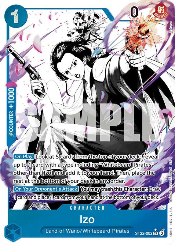 Izo (Parallel) - Starter Deck 22: Ace & Newgate - One Piece Card Game ...