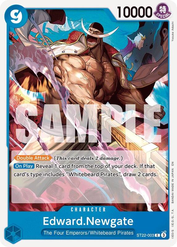 Edward.Newgate - Starter Deck 22: Ace & Newgate - One Piece Card Game ...