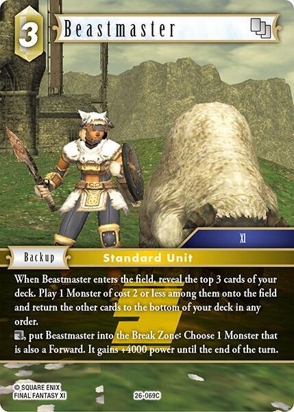Beastmaster - Gunslinger in the Abyss - Final Fantasy TCG - TCGplayer.com
