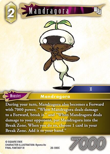 Mandragora - Gunslinger in the Abyss - Final Fantasy TCG - TCGplayer.com
