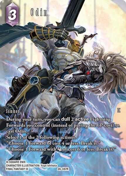 Odin (Full Art) - Gunslinger in the Abyss - Final Fantasy TCG - TCGplayer.com