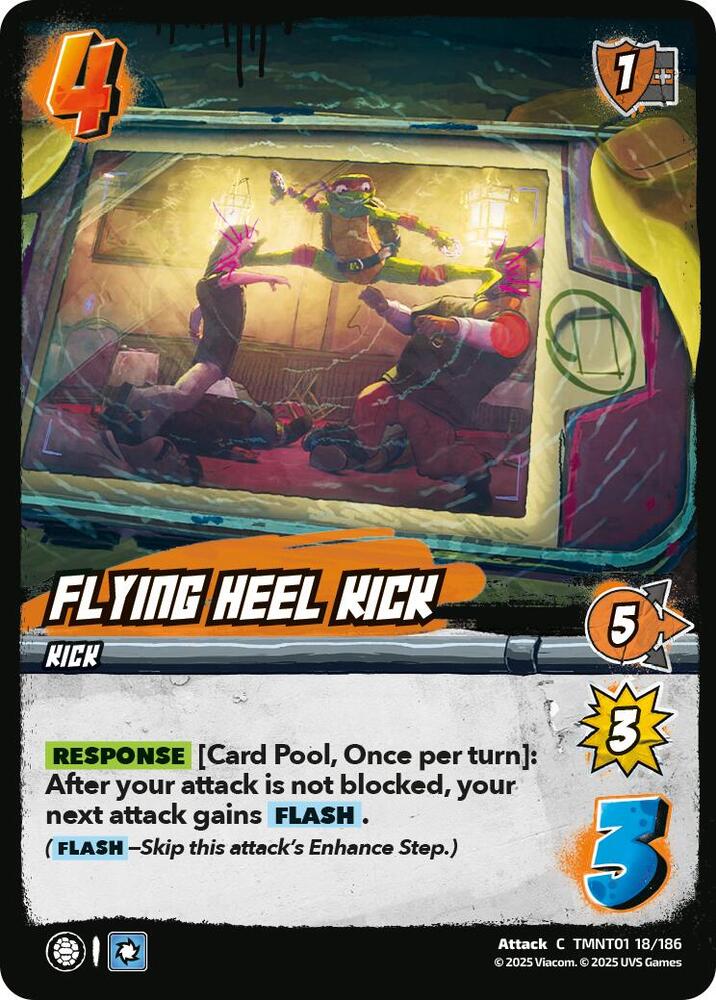 Flying Heel Kick - Teenage Mutant Ninja Turtles - UniVersus - TCGplayer.com