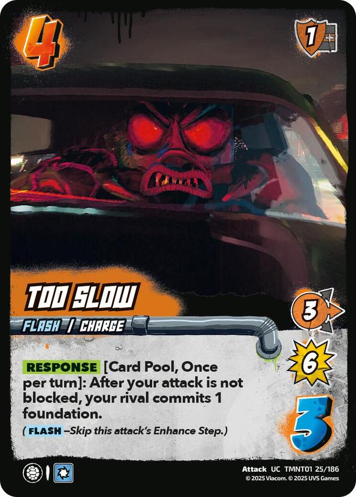 Too Slow - Teenage Mutant Ninja Turtles - UniVersus - TCGplayer.com