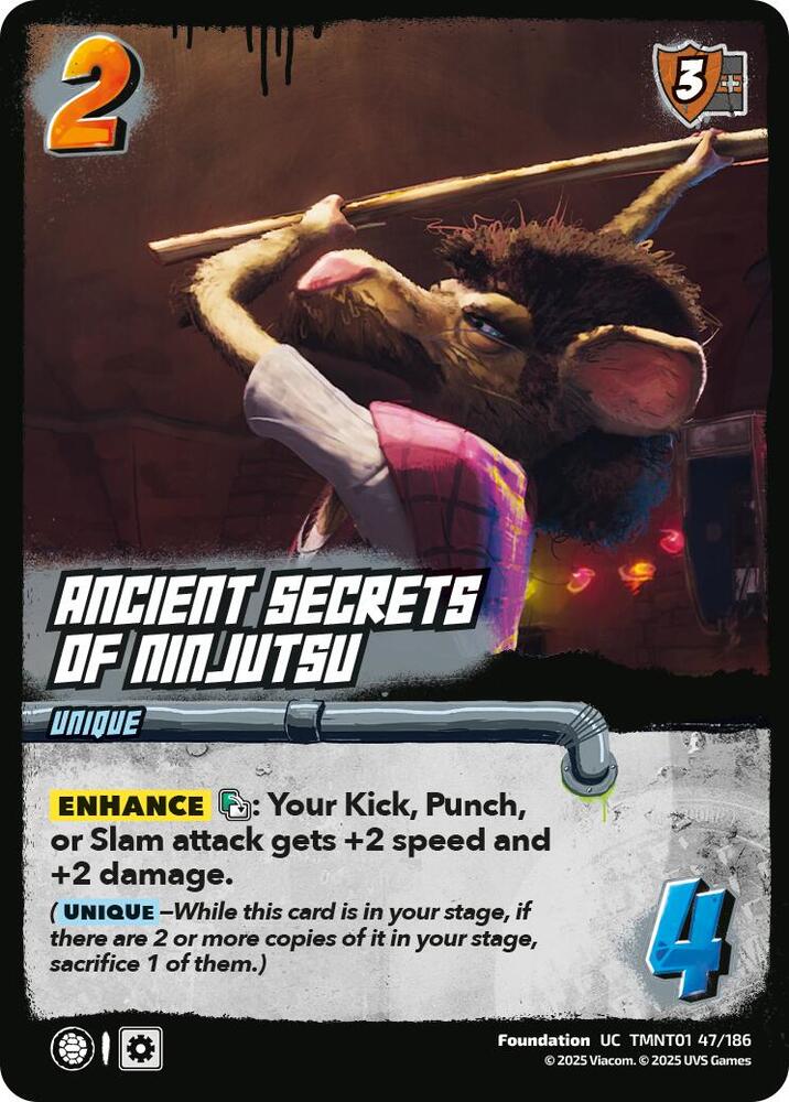 Ancient Secrets of Ninjutsu - Teenage Mutant Ninja Turtles - UniVersus ...