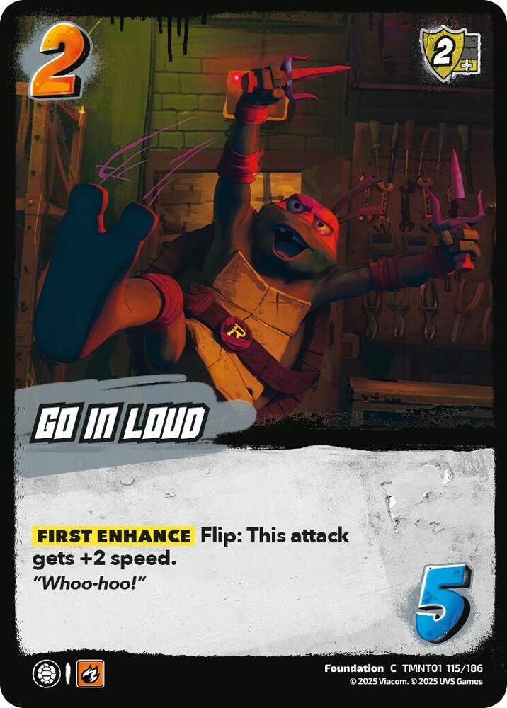 Go In Loud - Teenage Mutant Ninja Turtles - UniVersus - TCGplayer.com