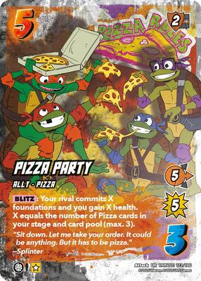 Pizza Party - Teenage Mutant Ninja Turtles - UniVersus - TCGplayer.com