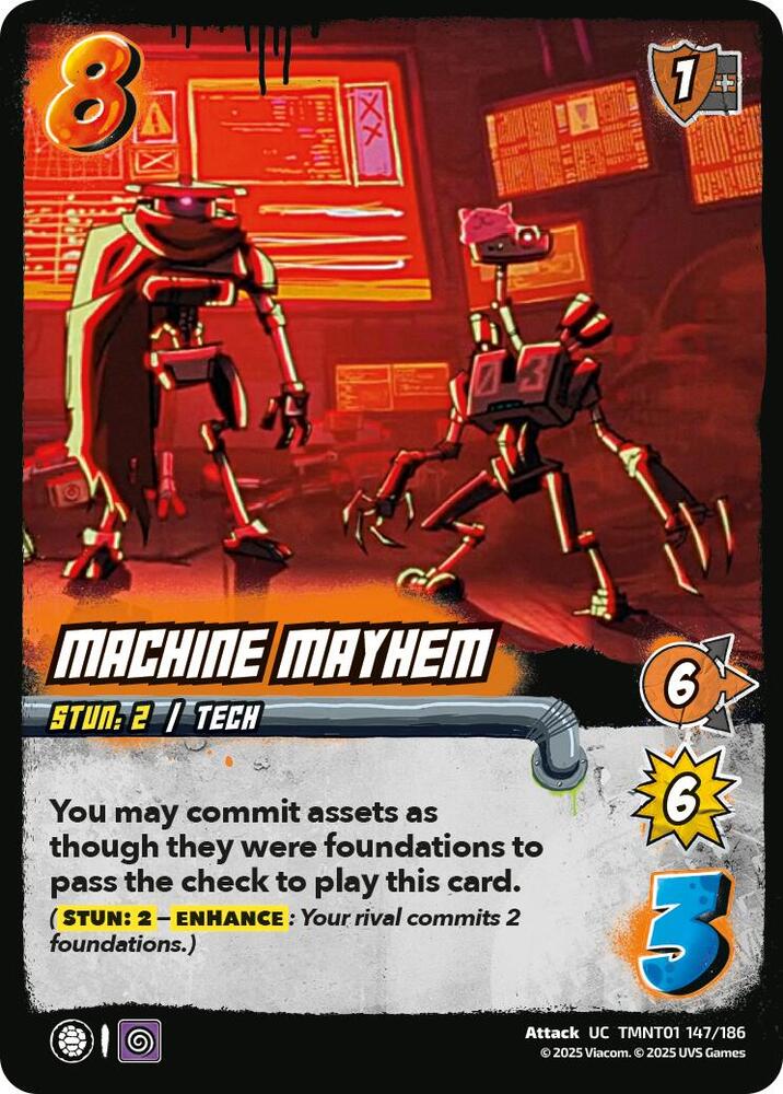 Machine Mayhem - Teenage Mutant Ninja Turtles - UniVersus - TCGplayer.com