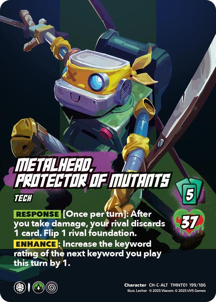 Metalhead, Protector of Mutants (Alternate Art) - Teenage Mutant Ninja ...
