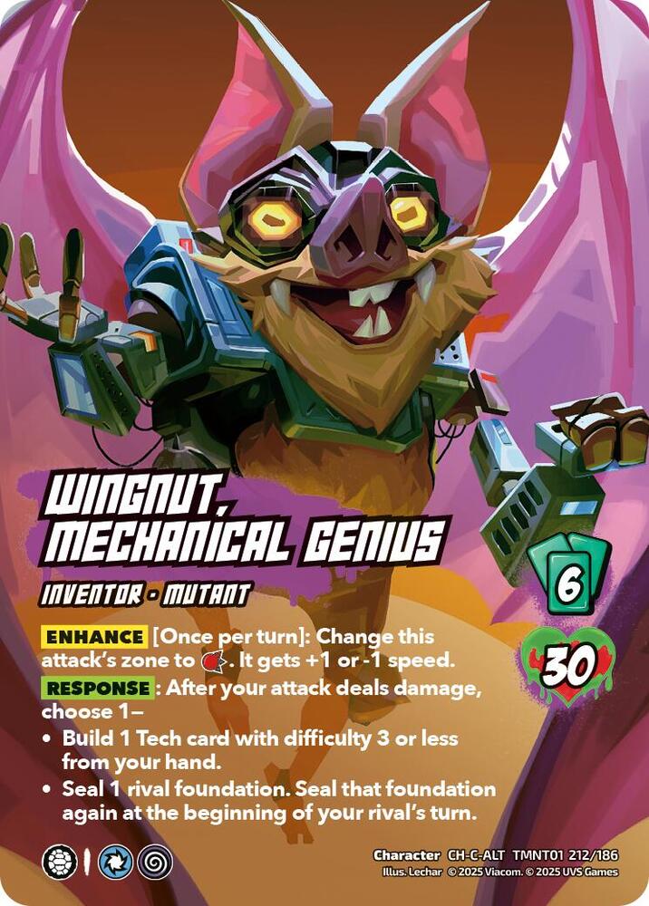 Wingnut, Mechanical Genius (Alternate Art) - Teenage Mutant Ninja ...