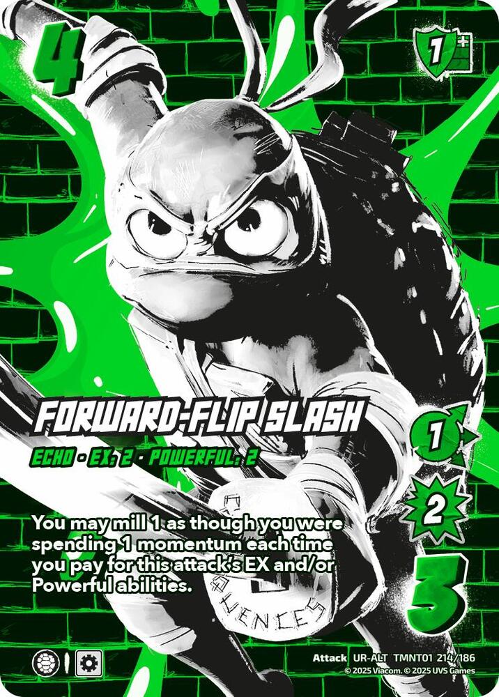Forward-Flip Slash (Alternate Art) - Teenage Mutant Ninja Turtles ...