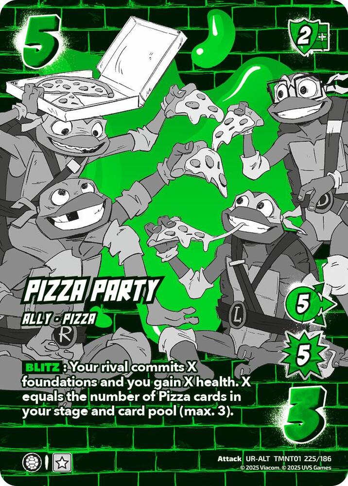 Pizza Party (Alternate Art) - Teenage Mutant Ninja Turtles - UniVersus ...