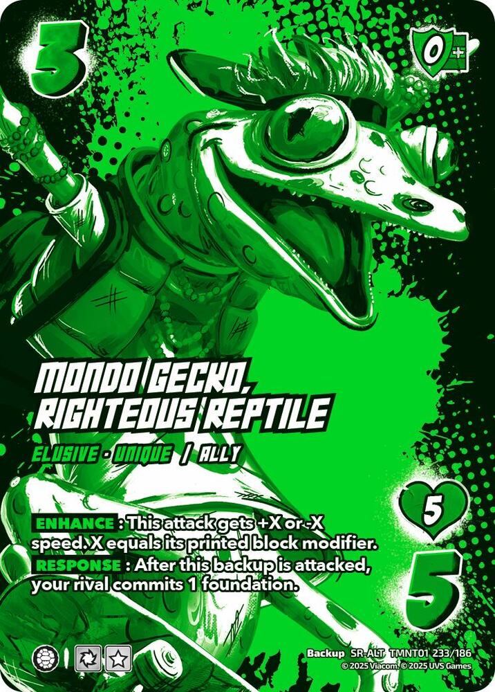 Mondo Gecko, Righteous Reptile (Alternate Art) - Teenage Mutant Ninja ...