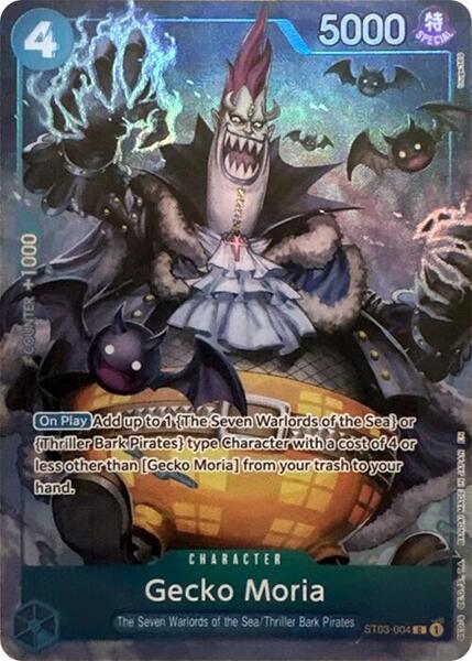 Gecko Moria (Seven Warlords of the Sea Binder Set) - One Piece ...
