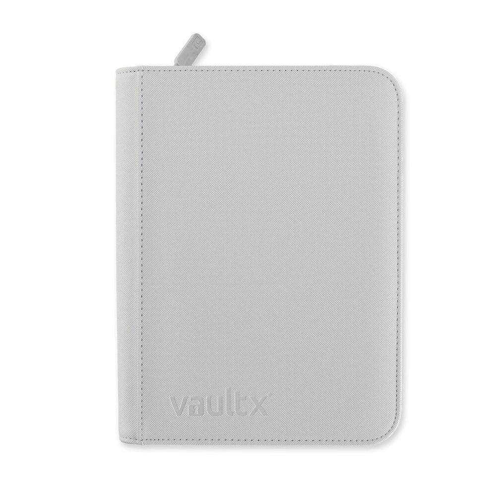 Vault X Zip Binder Exo-Tec - White 4 Pocket - Vault X Card Binders ...