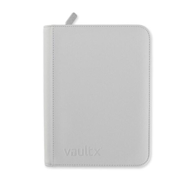 Vault X Zip Binder Exo-Tec - White 4 Pocket - Vault X Card Binders ...