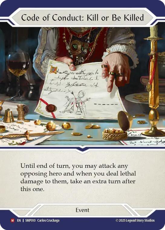 Code of Conduct: Kill or Be Killed - Smash Palace - Flesh and Blood TCG ...