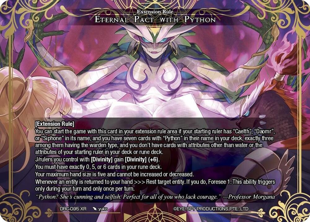 Eternal Pact with Python - Descent into the Raven's Catacombs - Force of Will - TCGplayer.com