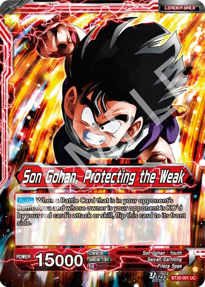 Son Gohan // Son Gohan, Protecting the Weak - Prismatic Clash - Dragon ...