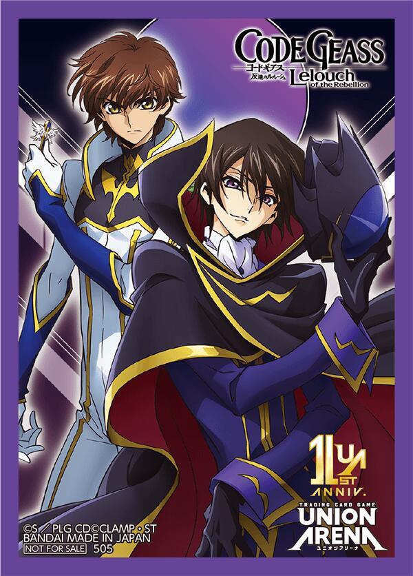 Union Arena Rare Battle AP Card Sleeves - CODE GEASS: Lelouch of the ...