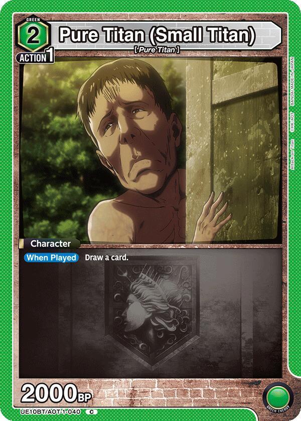 Pure Titan (Small Titan) - UE10BT: Attack on Titan - Union Arena ...