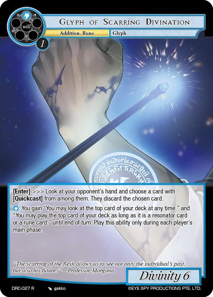 Glyph of Scarring Divination - Descent into the Raven's Catacombs ...