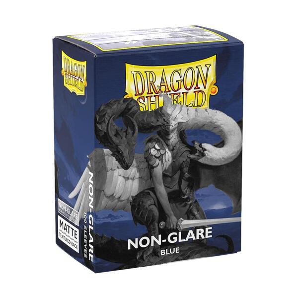 Dragon Shield Non-Glare Matte Blue Sleeves (100-Pack) - Dragon Shield ...