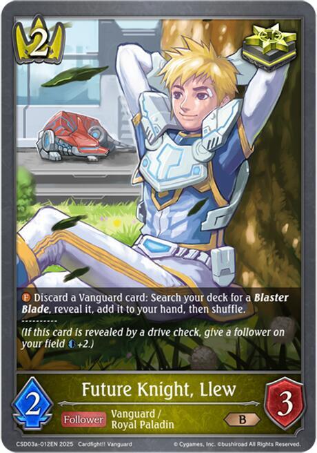 Future Knight, Llew - CSD03: Cardfight!! Vanguard - Shadowverse: Evolve - TCGplayer.com
