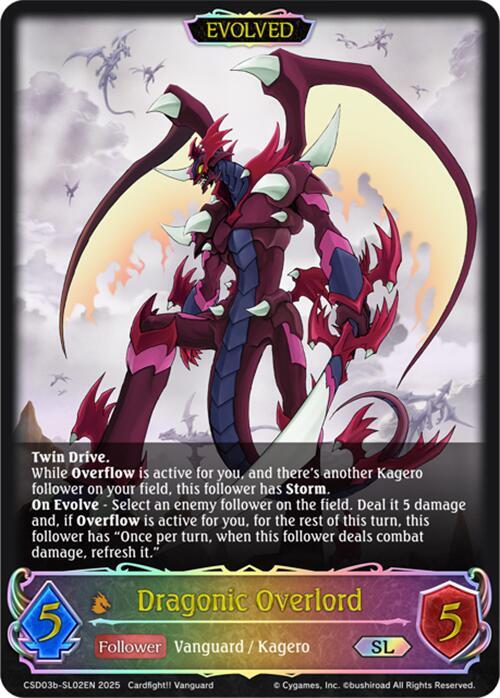 Dragonic Overlord (SL) (Evolved) - CSD03: Cardfight!! Vanguard - Shadowverse: Evolve - TCGplayer.com
