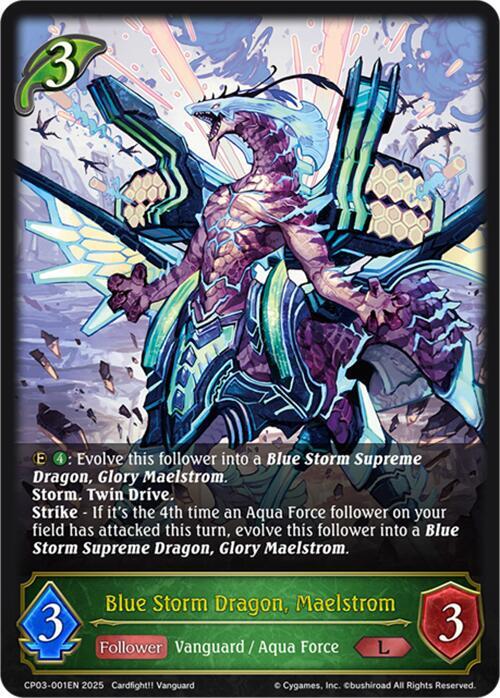 Blue Storm Dragon, Maelstrom - CP03: Cardfight!! Vanguard - Shadowverse ...