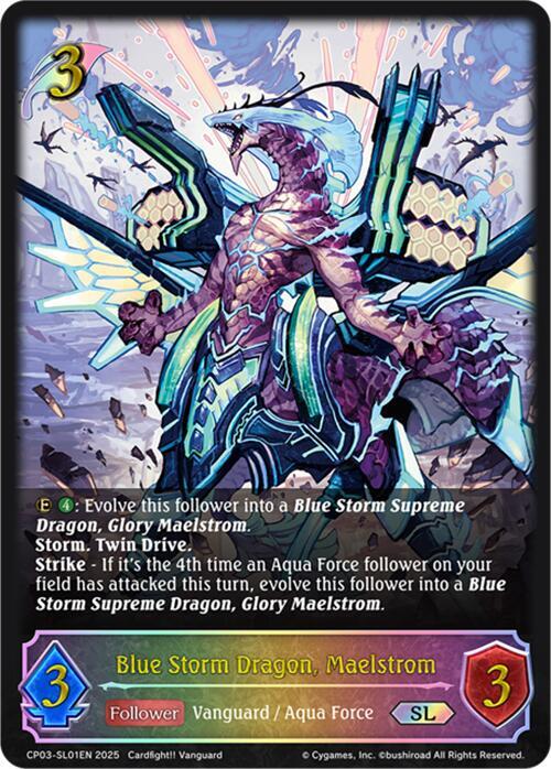 Blue Storm Dragon, Maelstrom (SL) - CP03: Cardfight!! Vanguard ...