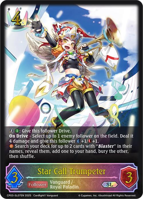 Star Call Trumpeter (SL) - CP03: Cardfight!! Vanguard - Shadowverse ...
