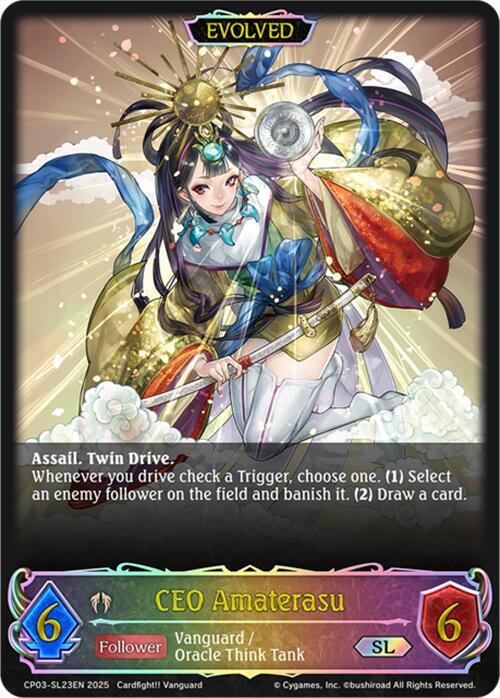 CEO Amaterasu (Evolved) (SL) - CP03: Cardfight!! Vanguard - Shadowverse: Evolve - TCGplayer.com
