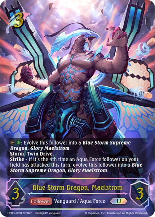 Blue Storm Dragon, Maelstrom (U) - CP03: Cardfight!! Vanguard ...