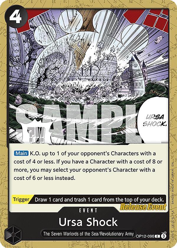 Ursa Shock - Legacy of the Master Release Event Cards - One Piece Card ...