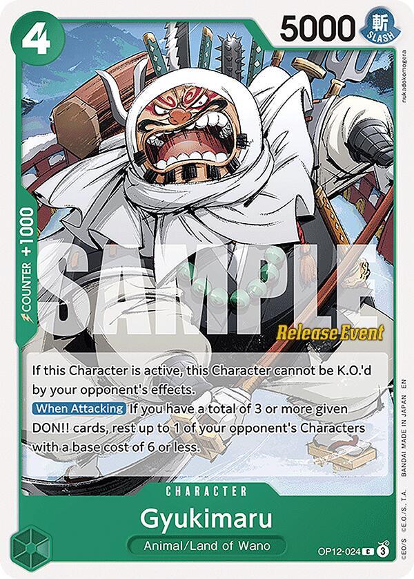 Gyukimaru - Legacy of the Master Release Event Cards - One Piece Card ...