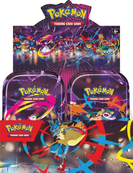 Mega Heroes Mini Tin Display - ME01: Mega Evolution - Pokemon ...
