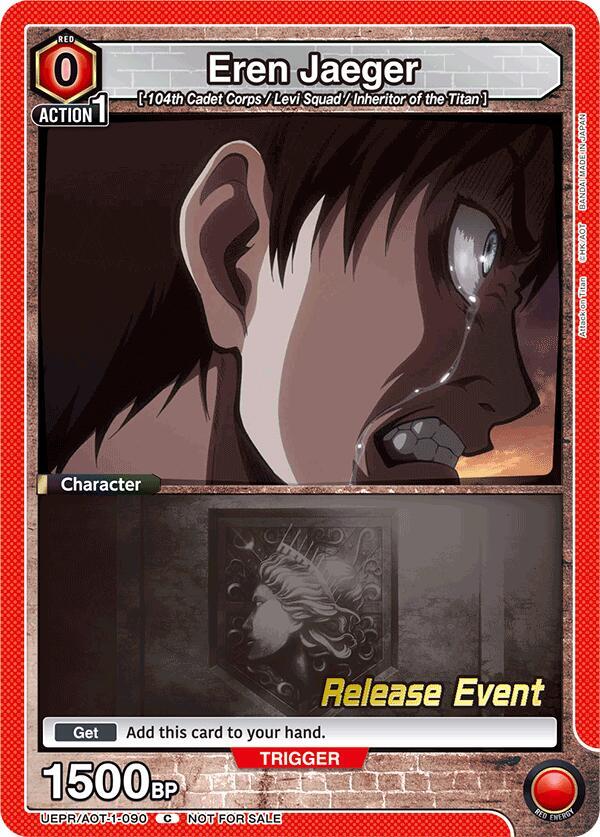 Eren Jaeger (090) - UE10BT: Attack on Titan Release Event Cards - Union ...